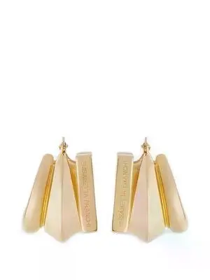 Elisabetta Franchi Logo-engraved Earrings