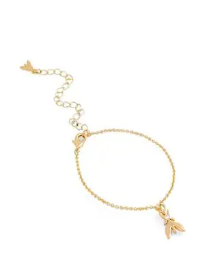 Patrizia Pepe Fly Crystal-embellished Bracelet - Gold