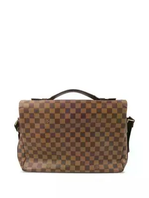 LOUIS VUITTON Broadway Damier Ebene Shoulder Bag - Brown