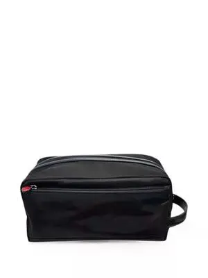 Kiton Leather-trim Toiletry Bag