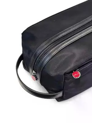 Kiton Leather-trim Toiletry Bag
