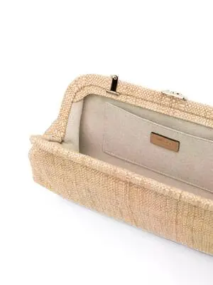 JIMMY CHOO Woven-effect Shoulder Bag