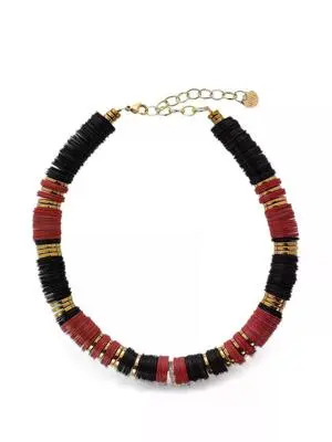 HIJAS DE PUKA Jaipur Beaded Necklace - Gold