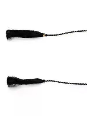 FORTE_FORTE Braided Crystal-embellished Belt