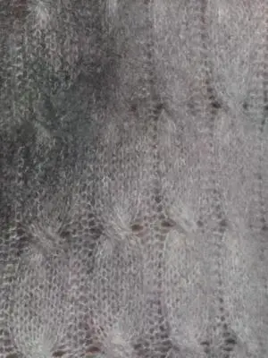 Avant Toi Cable Knit Tie-dye Sweater