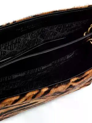 Kurt Geiger Kensington Tiger-print Shoulder Bag - Brown