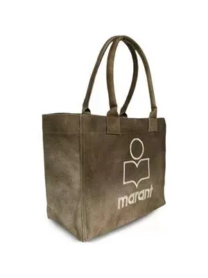 Isabel Marant Étoile Yenky Logo-embroidered Tote Bag - Green