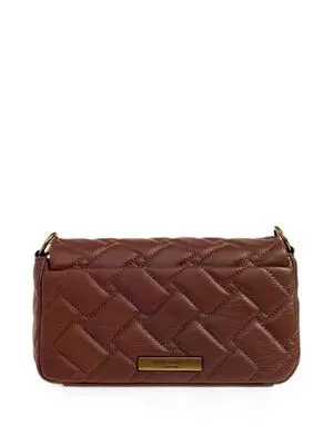 Kurt Geiger Mini Pimlico Quilted Leather Shoulder Bag - Brown