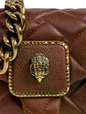 Kurt Geiger Mini Pimlico Quilted Leather Shoulder Bag - Brown