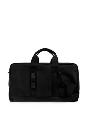 Moschino Logo-detail Luggage Bag - Black