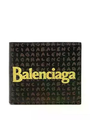 Balenciaga Logo-print Bi-fold Wallet