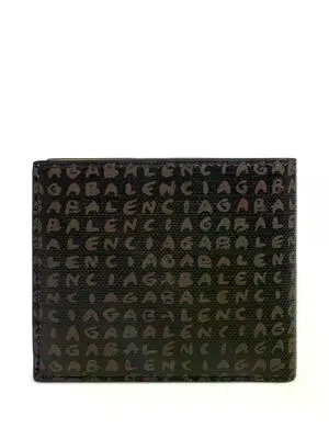 Balenciaga Logo-print Bi-fold Wallet