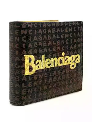Balenciaga Logo-print Bi-fold Wallet