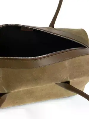 Yuzefi Brioche Duffle Suede Shoulder Bag