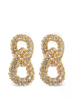 Isabel Marant Étoile Crystal-embellished Chain-link Earrings