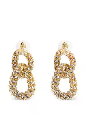Isabel Marant Étoile Crystal-embellished Chain-link Earrings