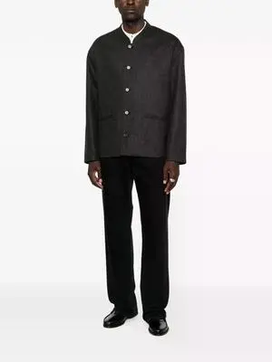 JIL SANDER Band-collar Single-breasted Jacket