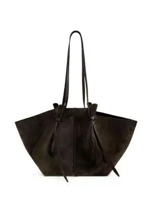 Yuzefi Large Mochi Suede Tote Bag - Brown