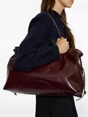 Tory Burch Ella Logo-debossed Tote Bag