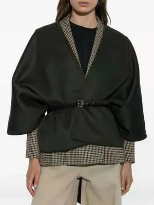 Max Mara Colomba Belted Poncho
