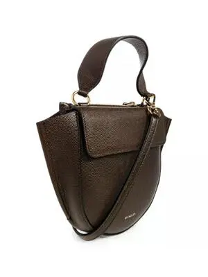 WANDLER Hortensia Piccola Leather Tote Bag