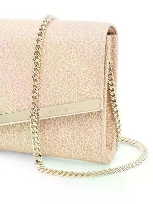 JIMMY CHOO Glitter-detail Envelope Clutch Bag