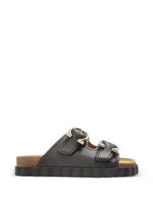 FERRAGAMO Gancini Buckle Sandals