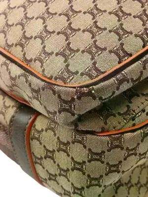 Celine 2000-2026 Macadam Canvas Crossbody Bag - Neutrals