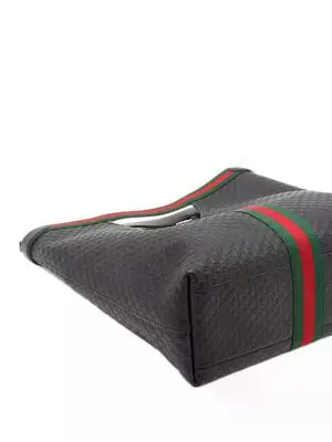 Gucci 2016-2026 Microguccissima Web Giglio Tote Satchel
