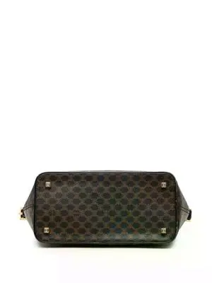 Celine Macadam Coated Canvas Handbag