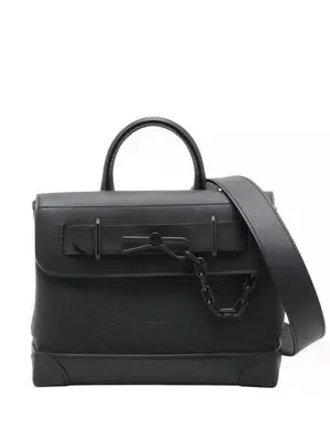 LOUIS VUITTON 2019-2026 Monogram Taurillon Steamer Pm Satchel - Black