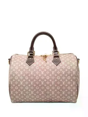 LOUIS VUITTON 2012 Monogram Idylle Speedy Bandouliere 30 Satchel - Brown