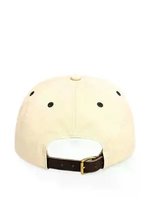 LES HÉRITIERS Logo-embroidered Corduroy-brim Cap - Neutrals