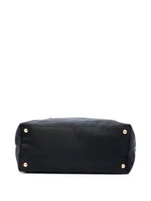 Prada Saffiano Trimmed Tessuto Satchel
