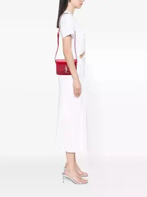 Saint Laurent Saint Laurent Solferino Satchel In Box Crossbody Bag Red