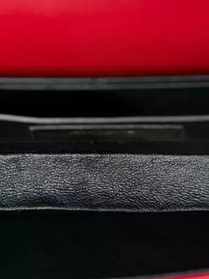 Saint Laurent Solferino Satchel In Box Crossbody Bag - Red