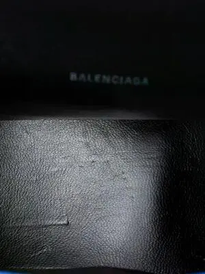 Balenciaga Metallic Calfskin Croc Embossed Hourglass Xs Satchel - Blue