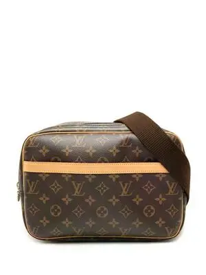 LOUIS VUITTON 2006 Monogram Reporter Pm Crossbody Bag - Brown