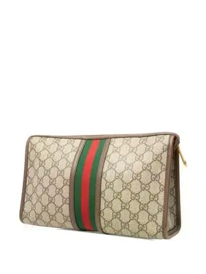 Gucci Ophidia Gg Supreme Web Clutch Bag