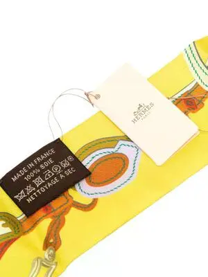 Hermès 2010-2018 Brides De Gala Silk Twilly Scarf Scarves