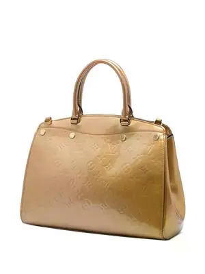 LOUIS VUITTON 2015 Monogram Vernis Brea Mm Satchel