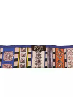 Hermès 2000-2026 Colliers De Chiens Silk Twilly Scarf Scarves