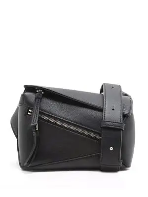 Loewe 2010-2026 Mini Calfskin Puzzle Bumbag Belt Bag - Black