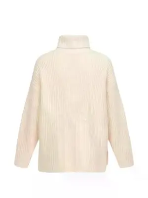 Isaia Ribbed-knit Roll-neck Sweater
