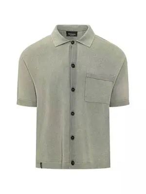 AROVESCIO Short-sleeve Chest-pocket Shirt - Green