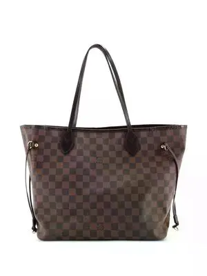 LOUIS VUITTON Damier Neverfull Mm Tote Bag - Brown
