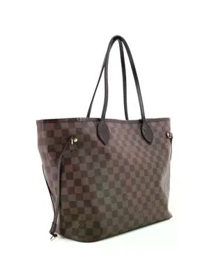 LOUIS VUITTON Damier Neverfull Mm Tote Bag - Brown