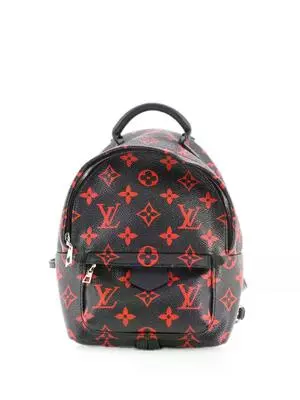 LOUIS VUITTON Palm Springs Limited Edition Monogram Infrarouge Mini Backpack - Red