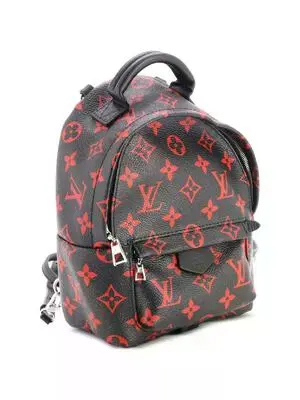 LOUIS VUITTON Palm Springs Limited Edition Monogram Infrarouge Mini Backpack - Red
