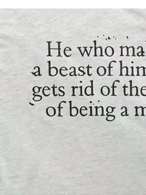 PRAYING Slogan-print T-shirt
